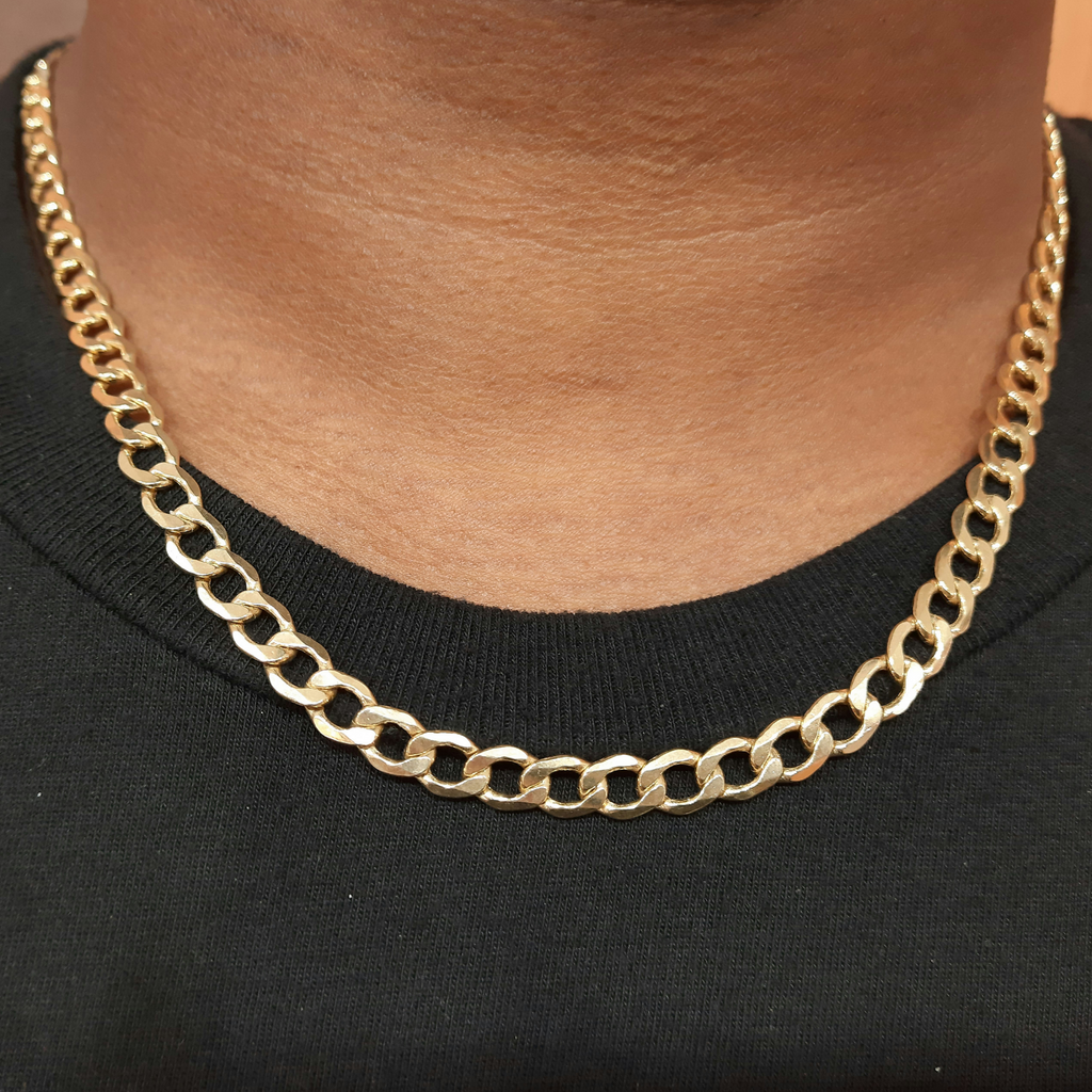 Cuban Link Chain Heavy 14k 10MM - All lengths available — Diamond Marquise