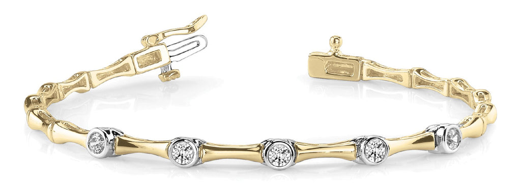 Fancy Diamond Bracelet Ladies 1.17ct tw - 14kt Gold — Diamond Marquise